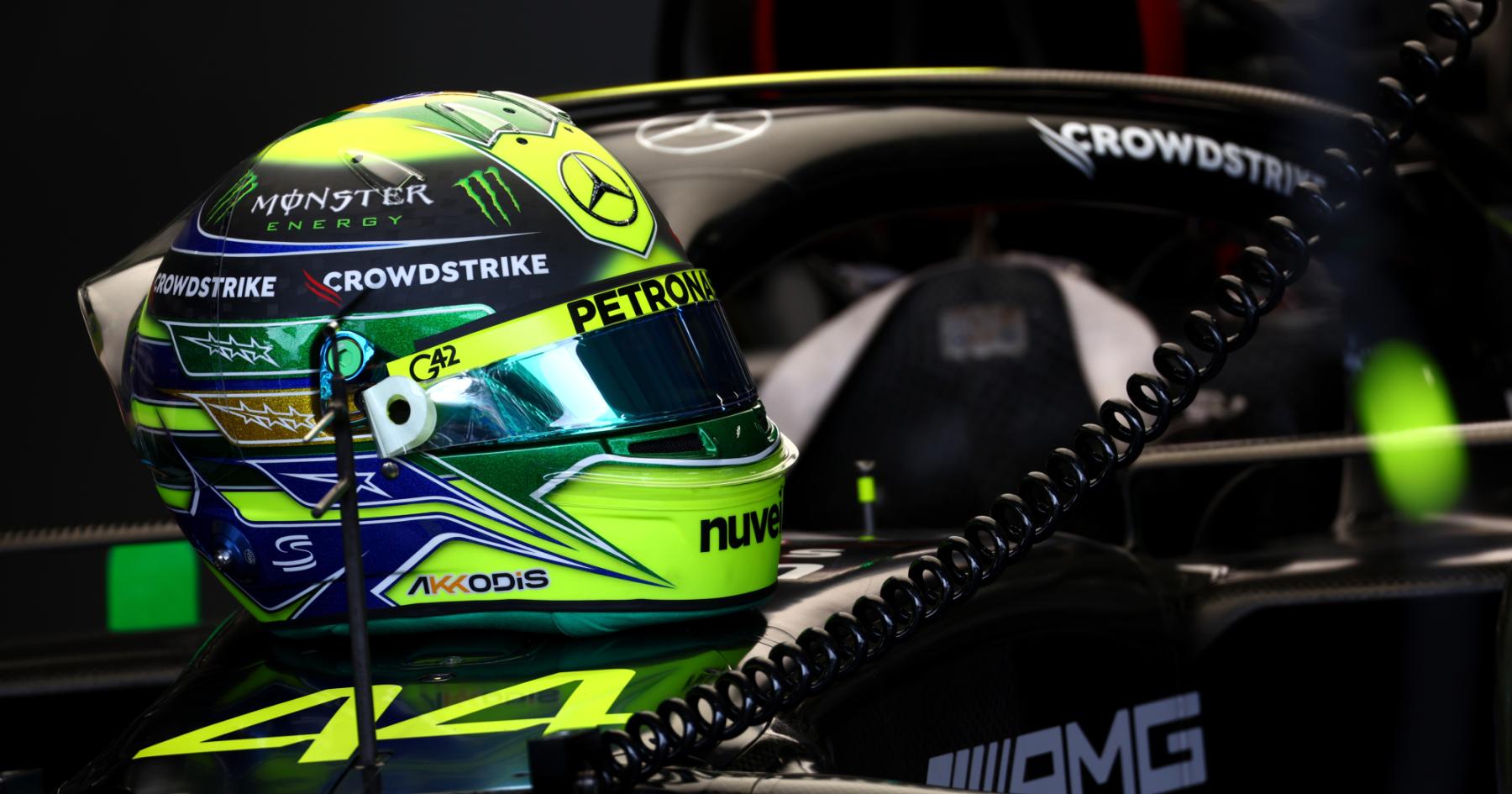 Hamilton has first Mercedes F1 outing since Ferrari switch revelation ...