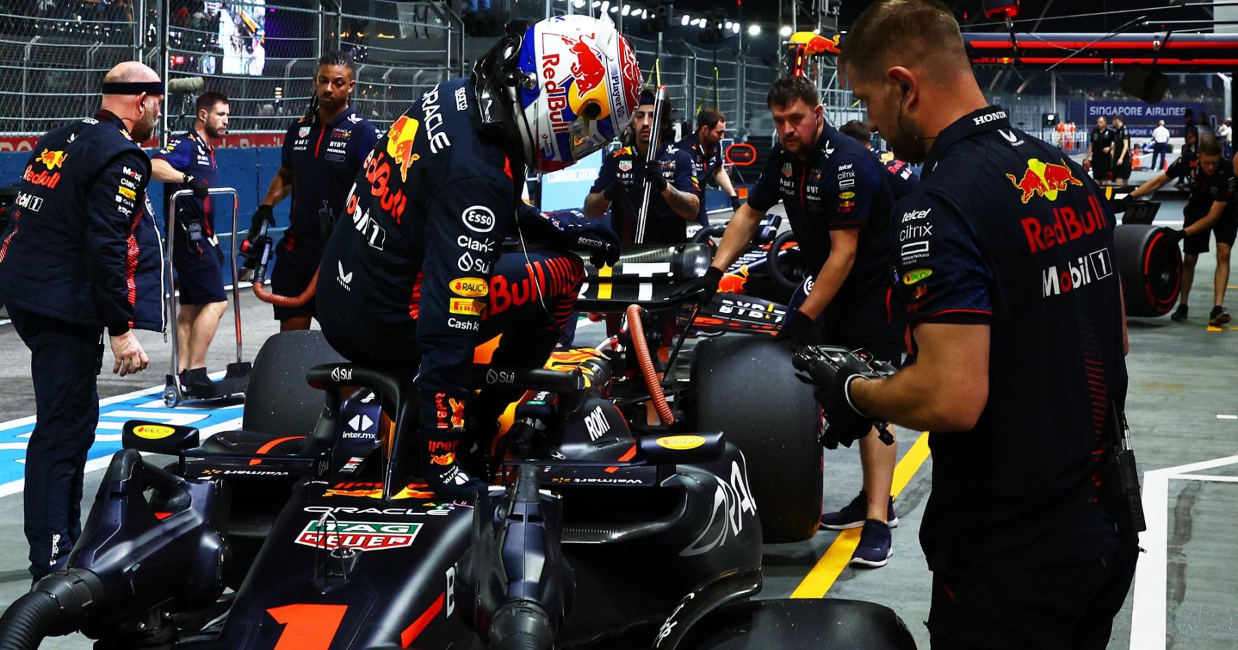 Verstappen avoids grid drop in Singapore stewards impeding verdicts ...