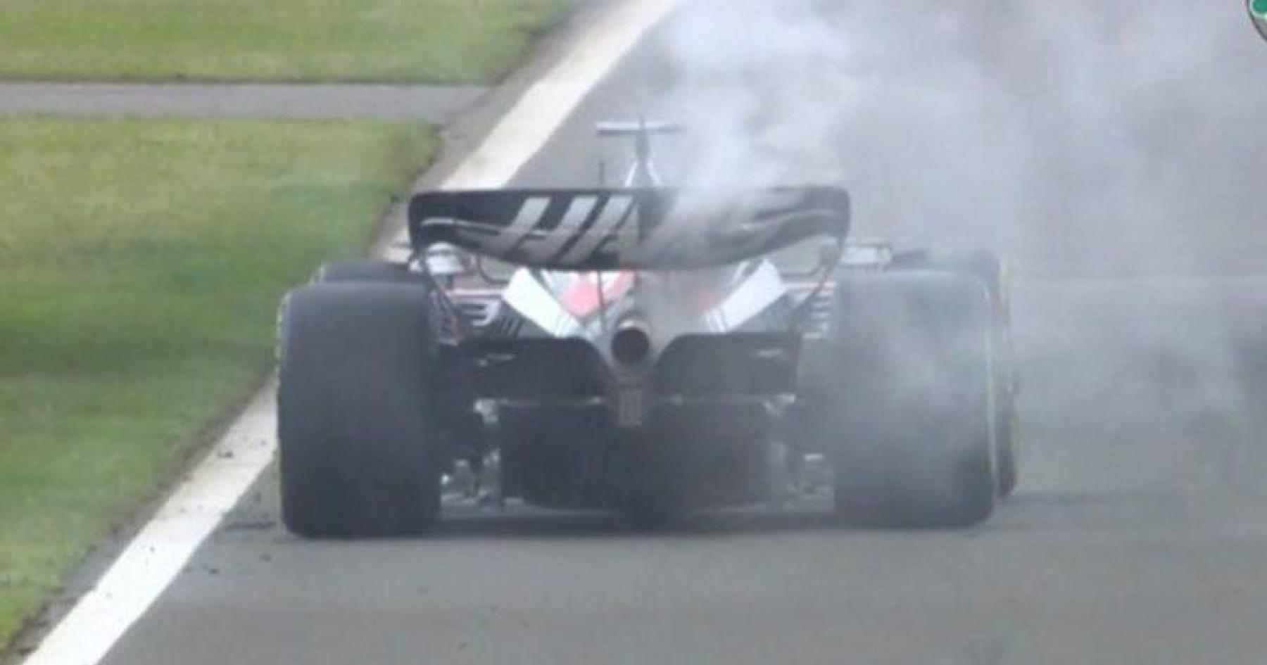 Video: Ploffende Ferrari-motor zorgt voor safety car op Silverstone ...