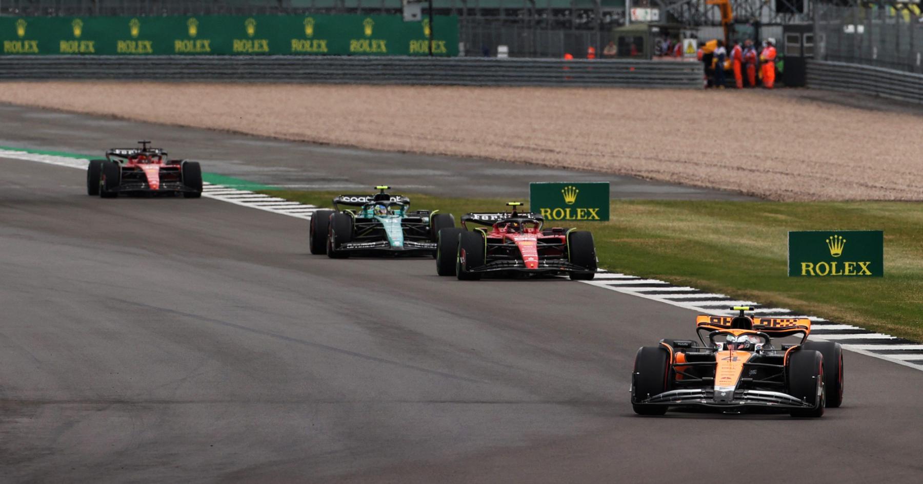 Startopstelling Formule 1 GP Groot-Brittannië 2023 na diskwalificatie | RacingNews365