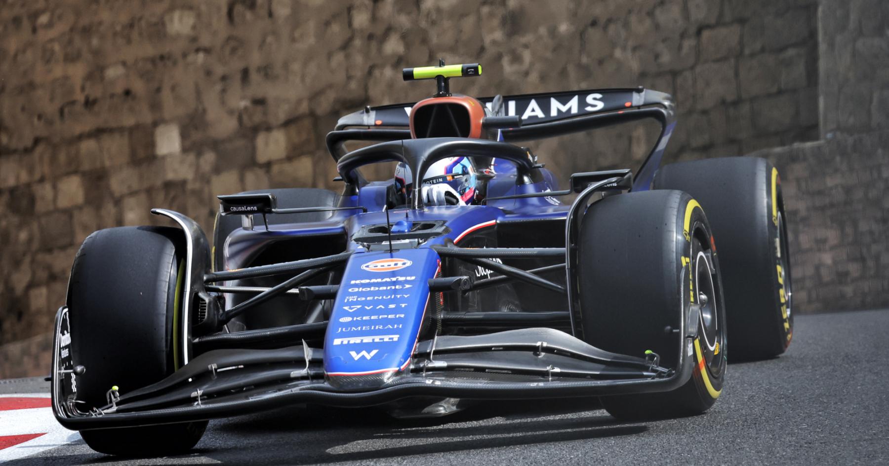 Azerbaijan FP1 chaos as Colapinto shunt causes third red flag ...