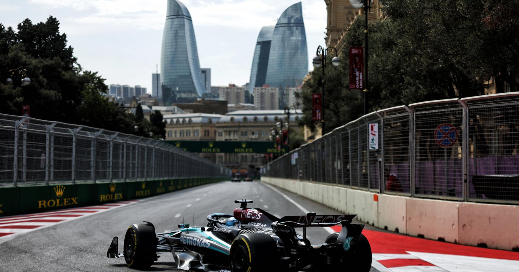 Russell causes Azerbaijan surprise as red flags again create issues ...