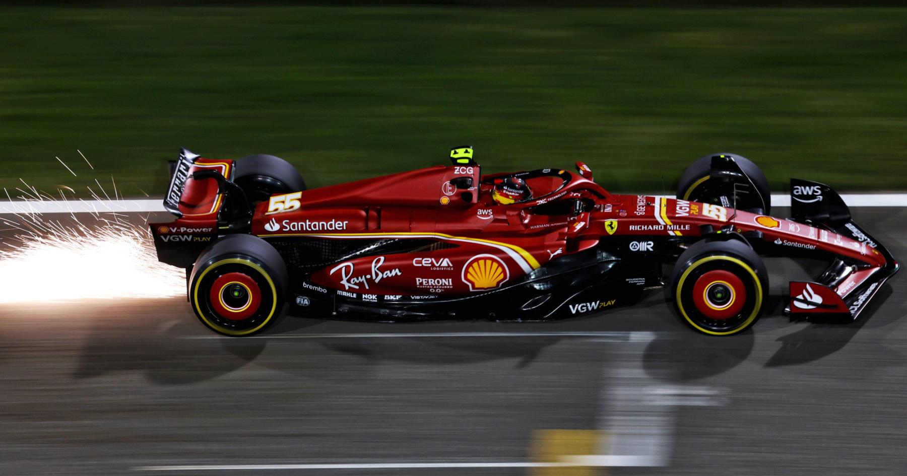 Sainz lowers benchmark as Ferrari top Bahrain Day 2 | RacingNews365