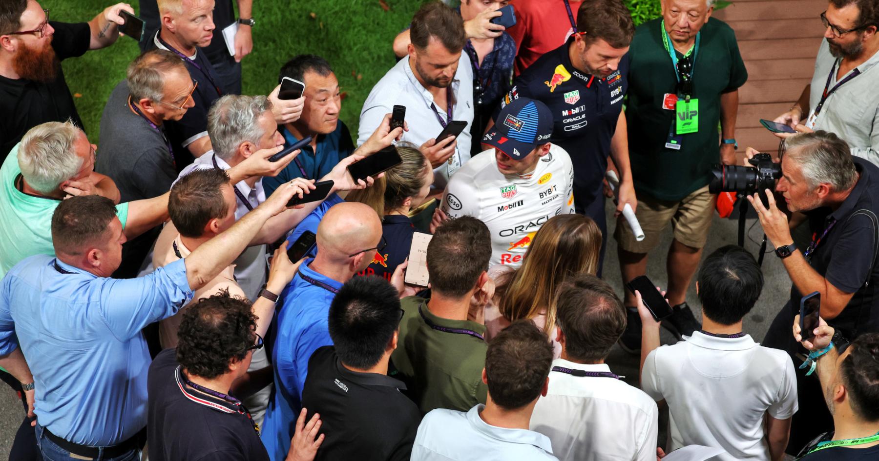 Verstappen explains extraordinary protest behaviour in Singapore press ...