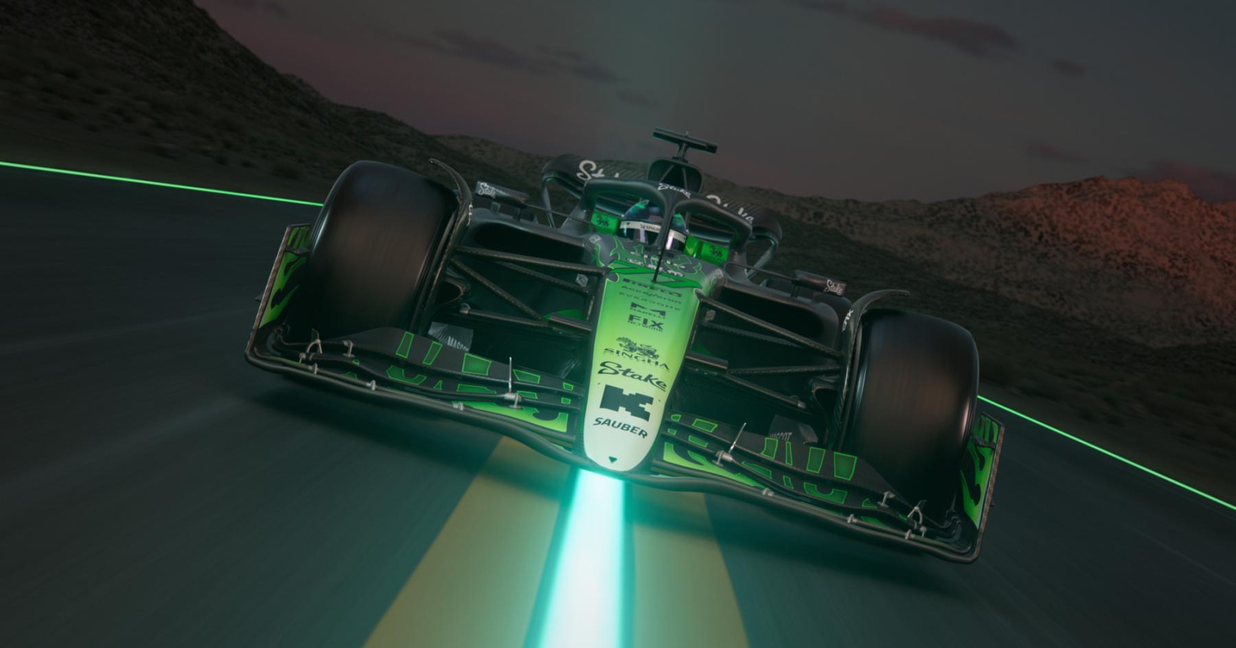 Stake F1 vlamt met spectaculaire nieuwe F1-bolide | RacingNews365