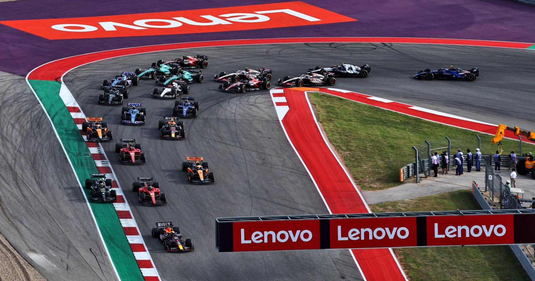 Aangepaste startopstelling sprintrace Formule 1 GP Verenigde Staten 2024 | RacingNews365
