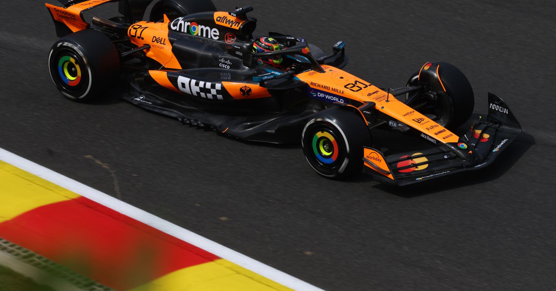 Uitslag eerste vrije training Formule 1 GP België 2025 | RacingNews365