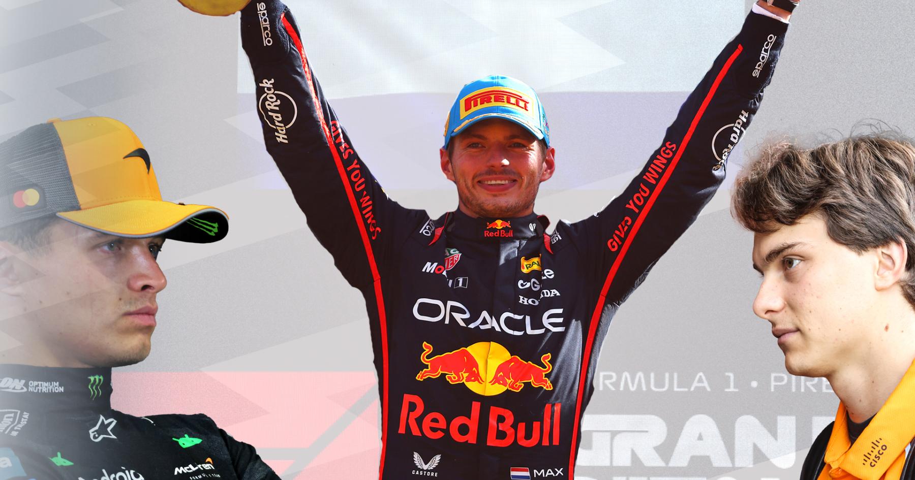 Fenomenale Verstappen domineert en lacht om teamorder McLaren | RacingNews365