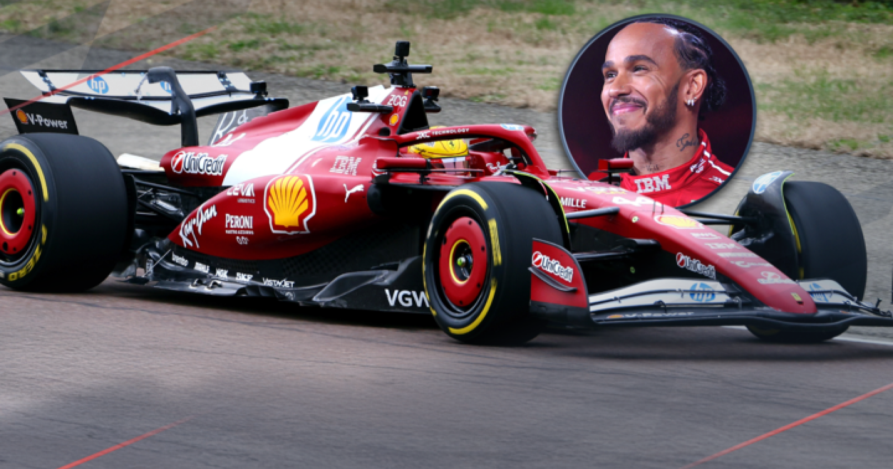 Hamilton's first laps in new Ferrari SF-25 | RacingNews365