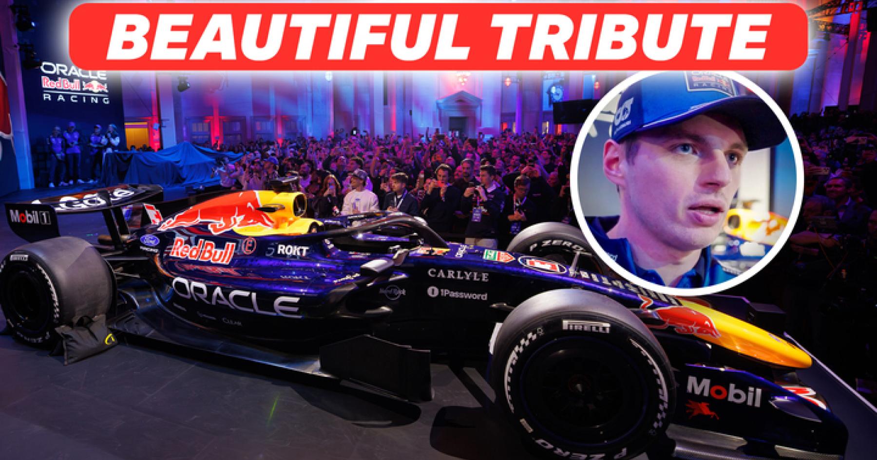 Max Verstappen makes vow after touching Red Bull tribute revealed ...