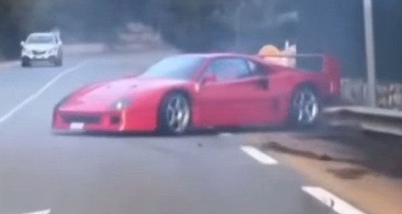 Norris' expensive Ferrari F40 crashes in Monaco | RacingNews365
