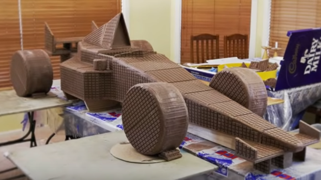 Video: A Formula 1 car made of just chocolate | RacingNews365