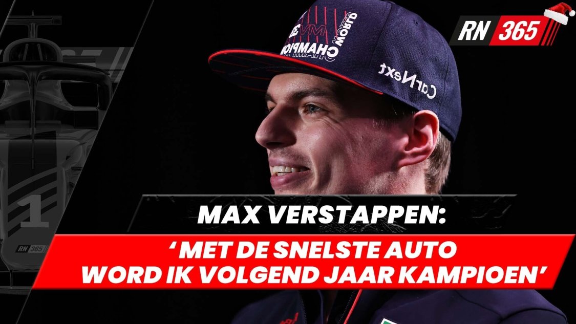 Video: Verstappen doet boute voorspelling over 2022 | RacingNews365