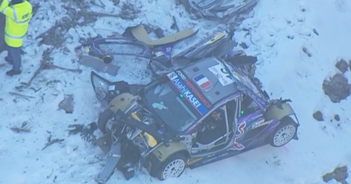 Video: WRC driver flips car into ravine in terrifying Monte Carlo crash ...