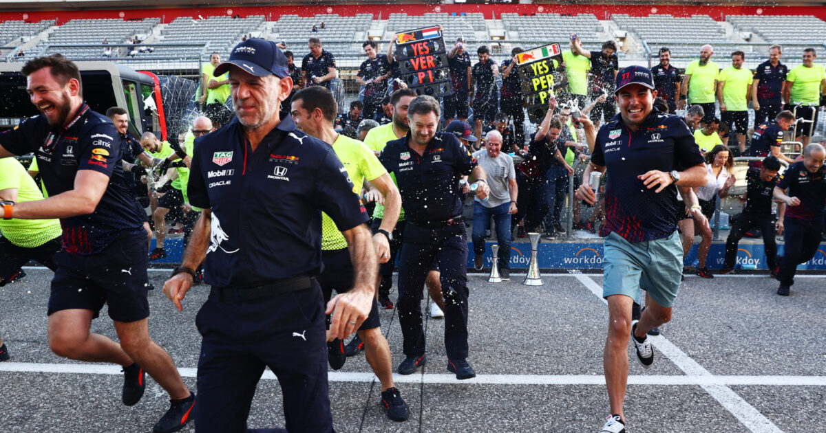 Video: Red Bull celebrate their double podium finish in style ...