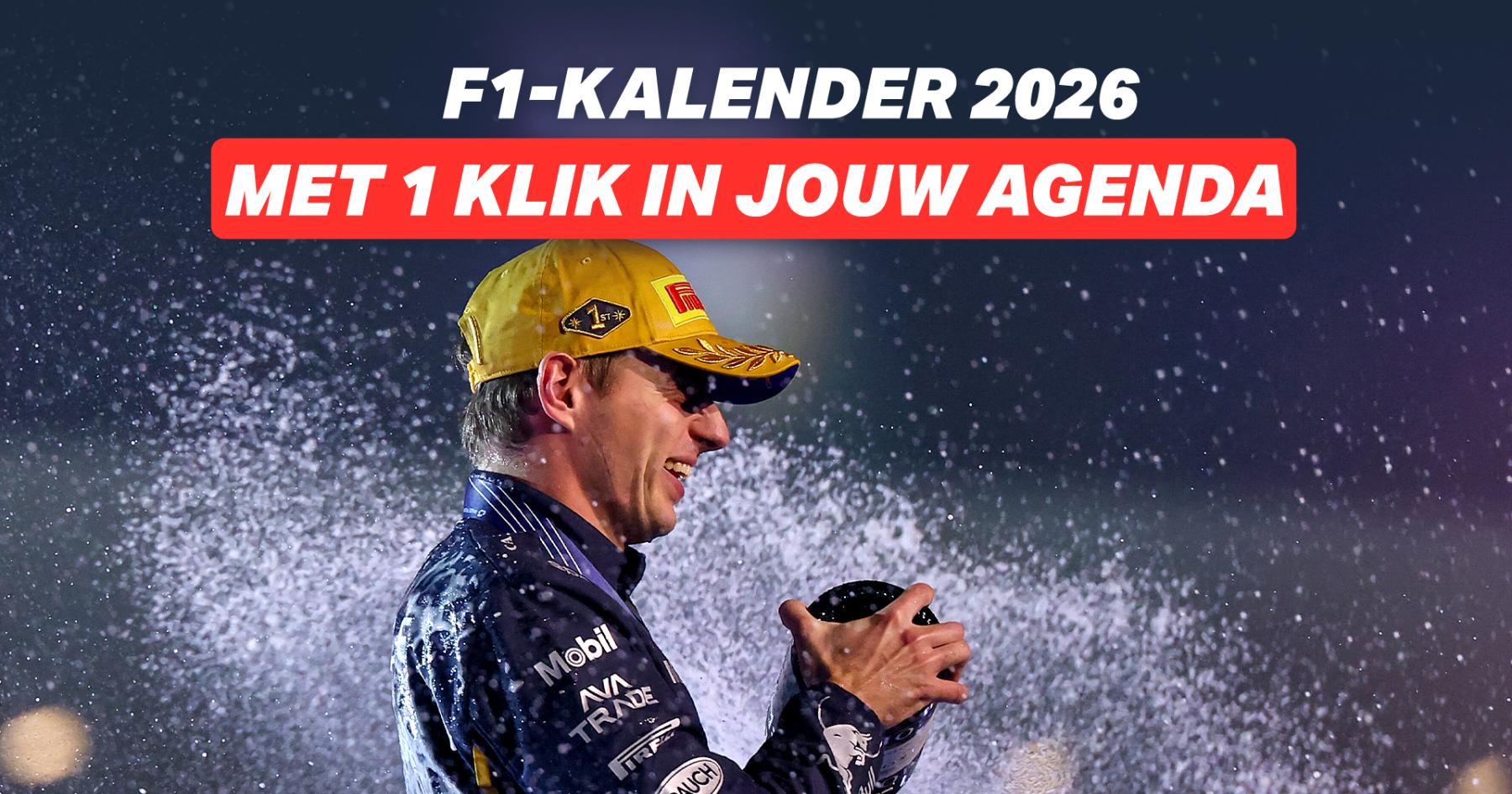 Zet de F1-kalender 2026 in jouw agenda | Download F1-kalender ...