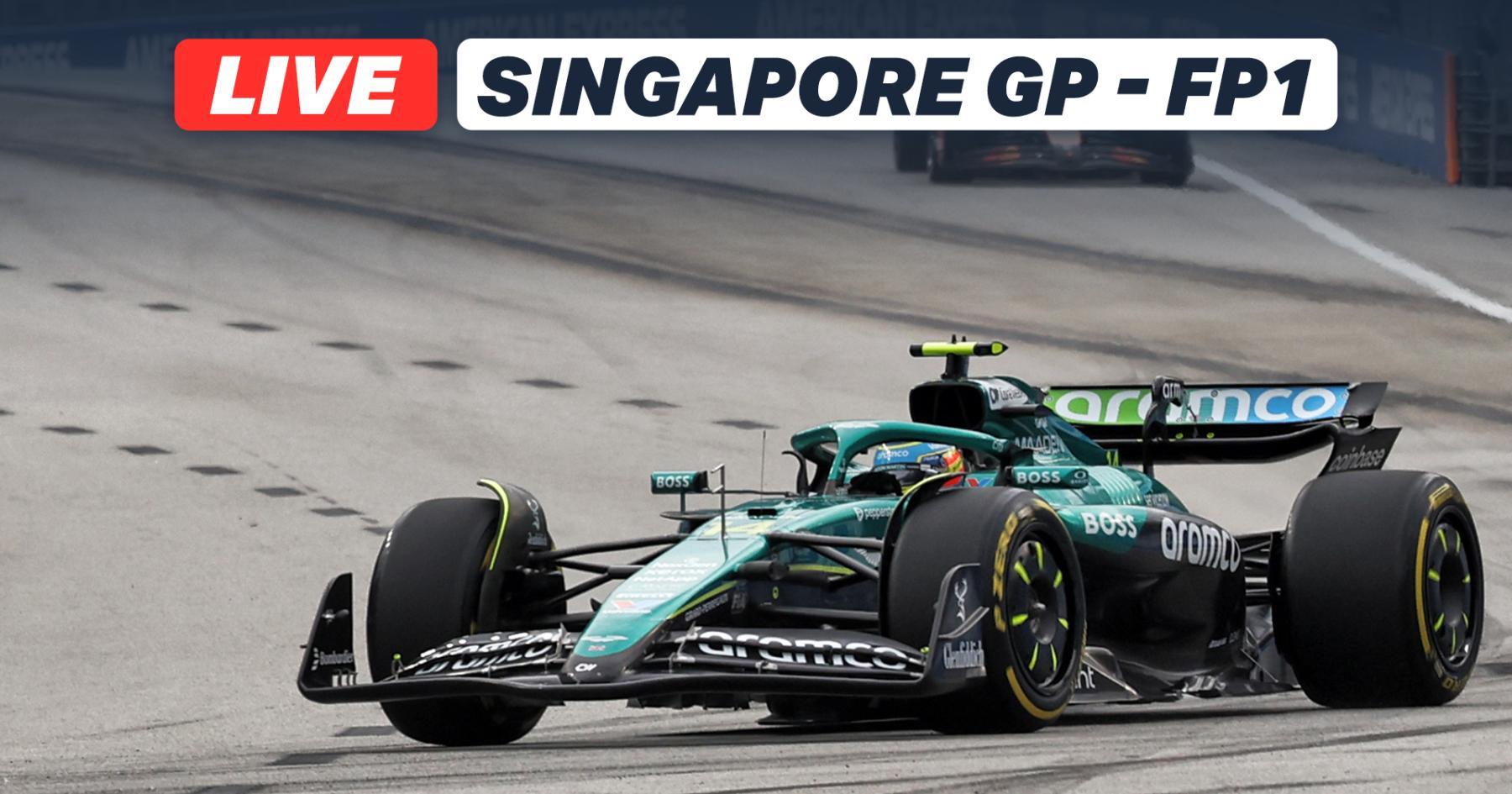 LIVE: Reaction as Alonso fastest in Singapore FP1 as McLaren out-paced ...