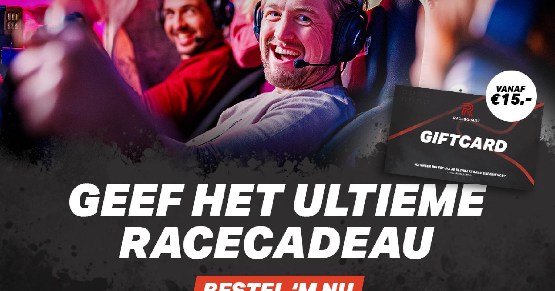 Geef een unieke race-ervaring cadeau met de Racesquare giftcard ...