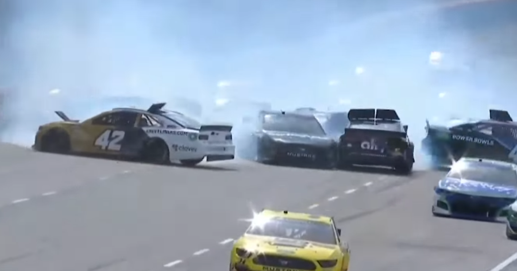 Video: 15 cars involved in huge NASCAR pile-up in Texas | RacingNews365