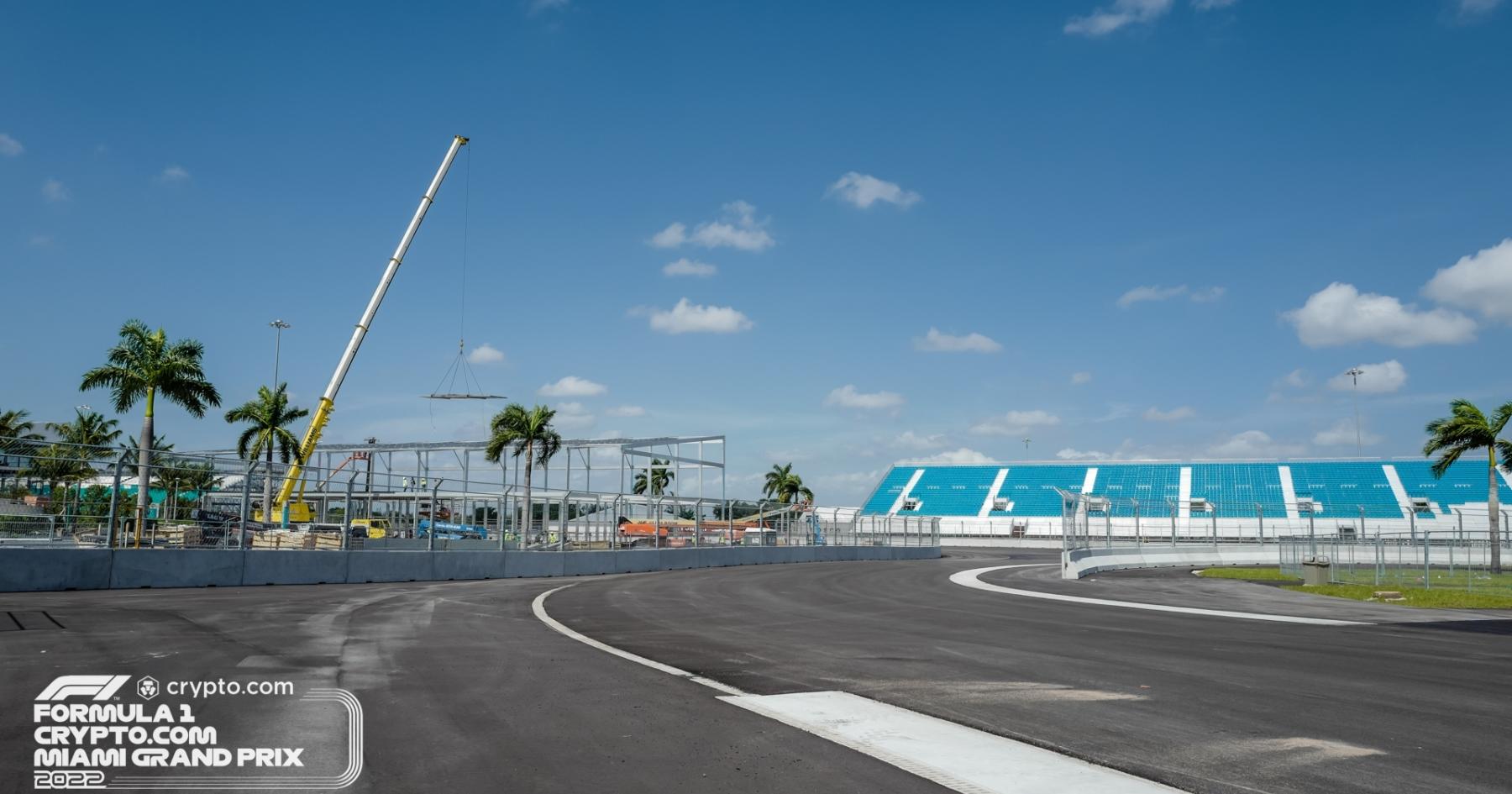 Organisatie GP Miami deelt foto's van spectaculaire nieuwe circuit ...