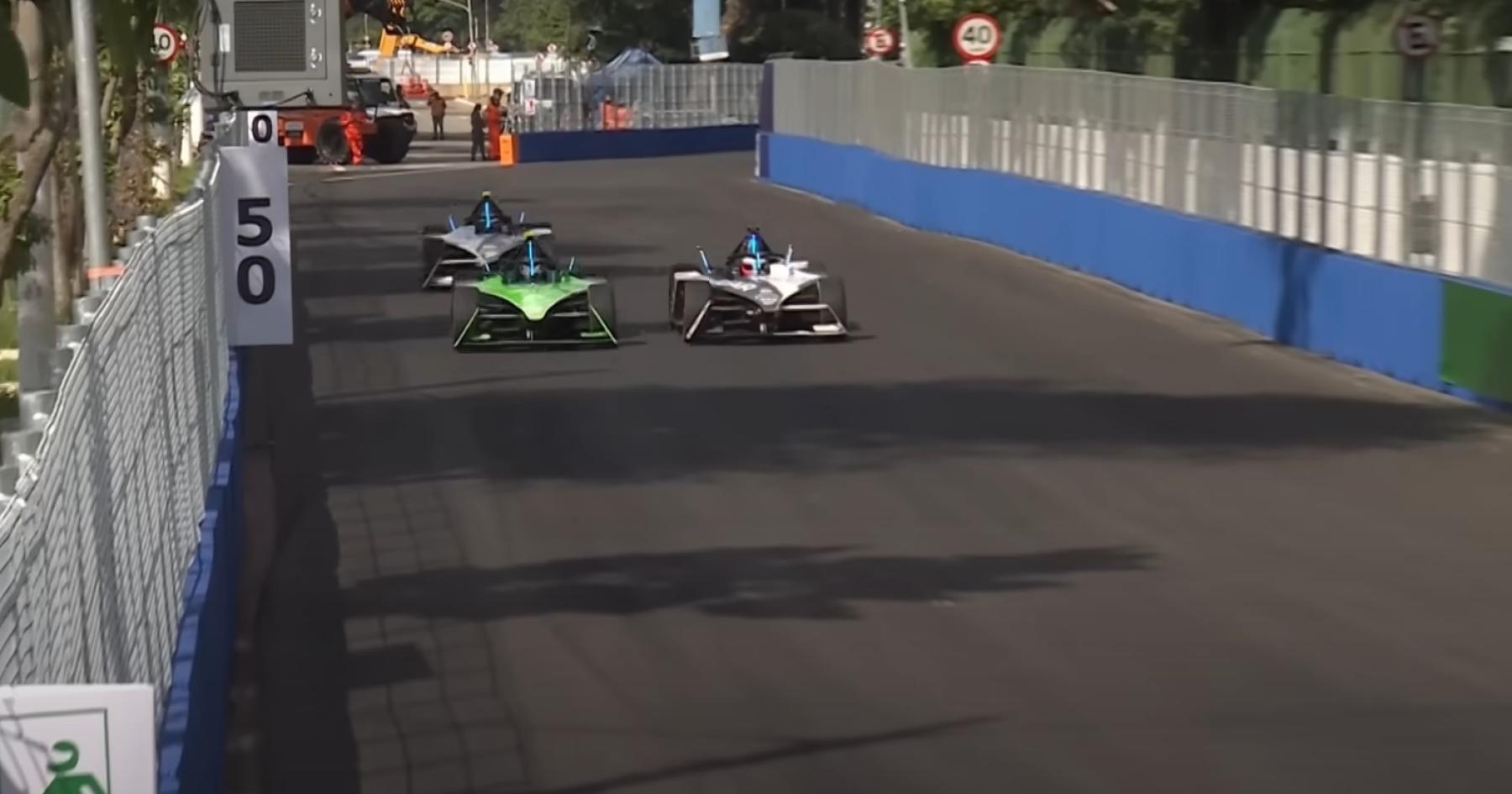 Spectaculaire Formule E-finish: Drie coureurs binnen een halve seconde ...