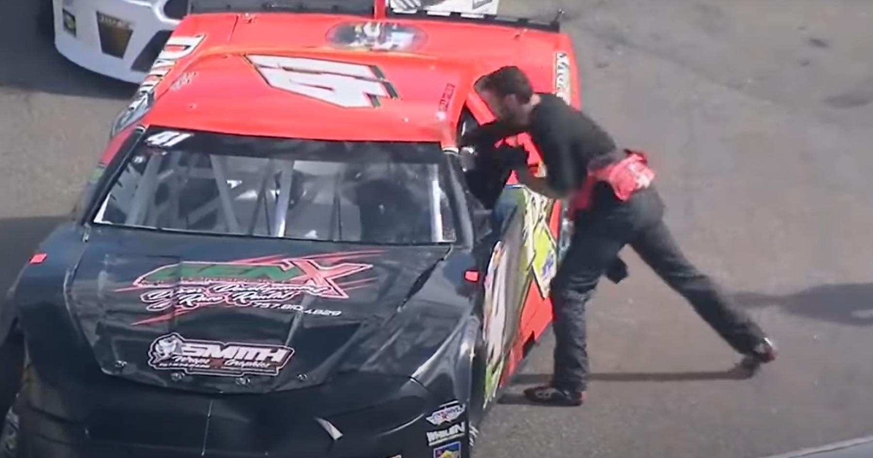 NASCAR roots driver Andrew Grady explains why he attacked another ...