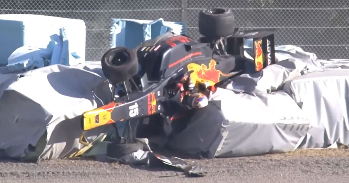 Video: Super Formula-race geneutraliseerd na zware crash | RacingNews365