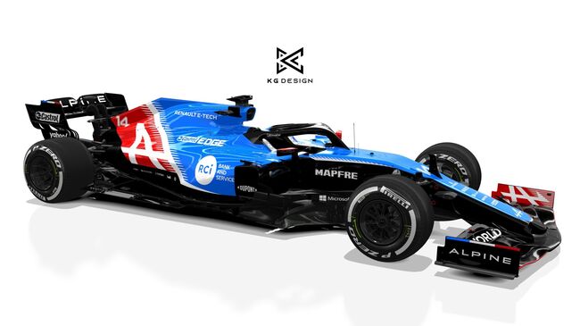 De bruutste concept-liveries voor het Alpine F1 Team | RacingNews365