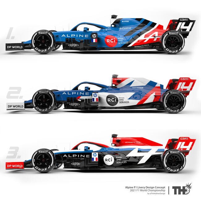 De bruutste concept-liveries voor het Alpine F1 Team | RacingNews365