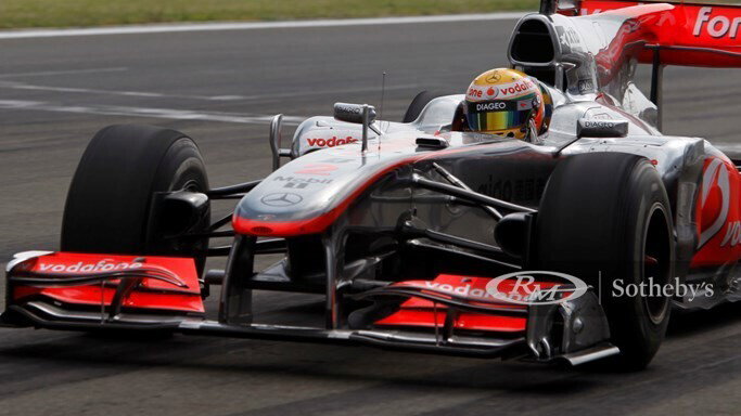 Hamilton's 2010 McLaren F1 car sold for eye-catching fee | RacingNews365
