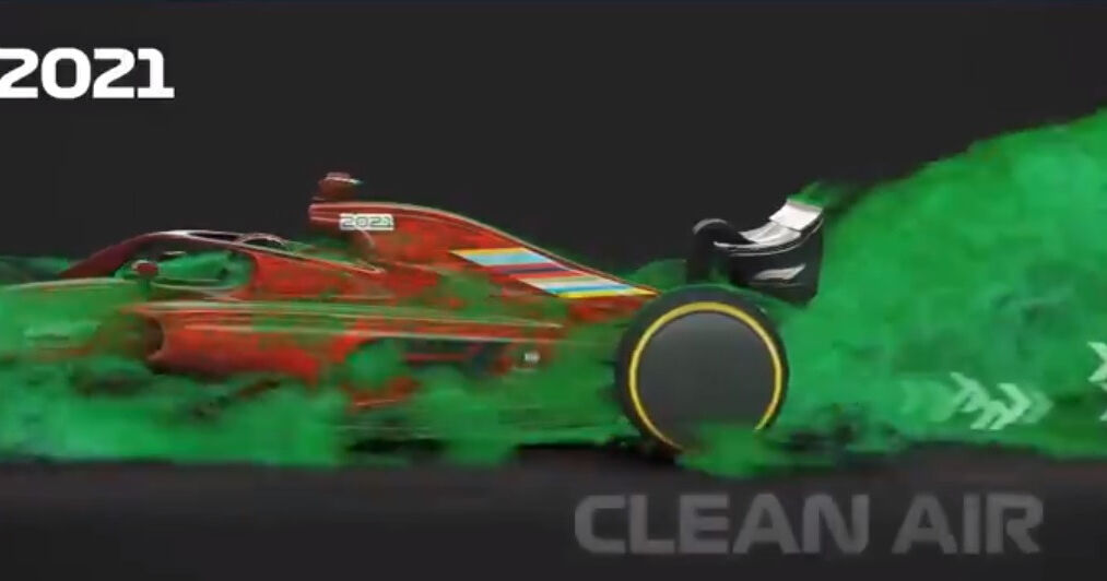Video: Formule 1-auto 2021 rekent af met 'vuile lucht' | RacingNews365