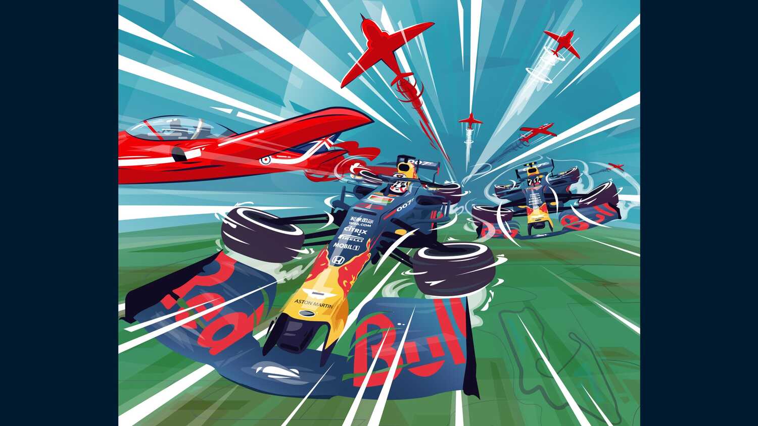 Het Formule 1-seizoen van Red Bull en Verstappen in cartoons ...