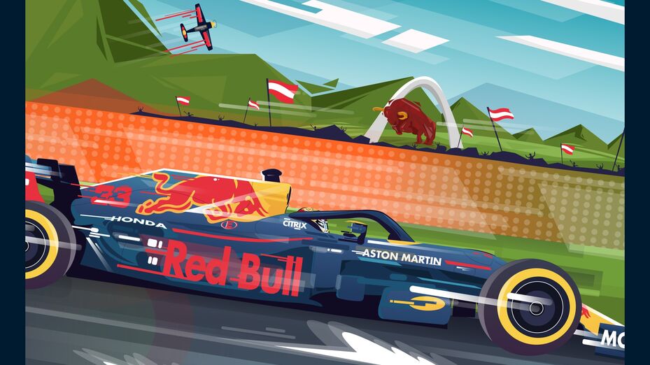 Het Formule 1-seizoen van Red Bull en Verstappen in cartoons ...